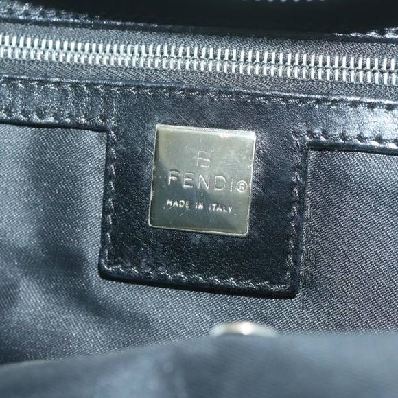 Fendi | Bags | Fendi Zucca Canvas Tote Bag Black Auth Ar1225 | Poshmark